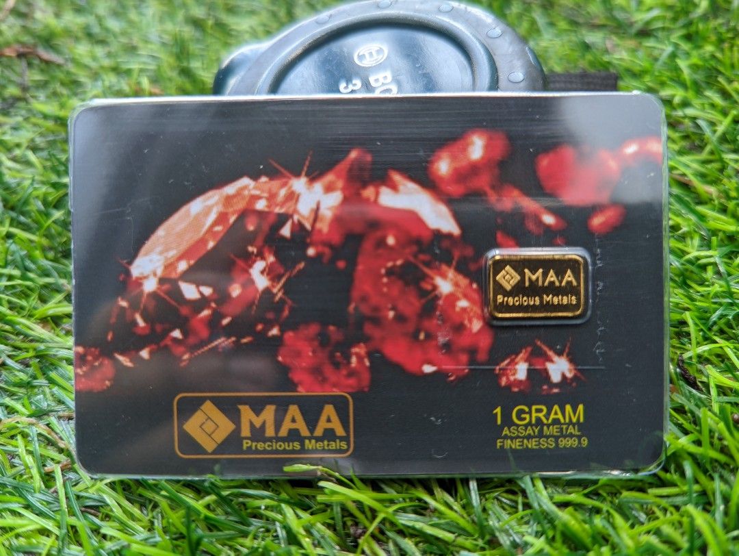 Gold Bar 1g MAA 999.9 Fineness Ready Stock Orodesign Emas Bar 1gram ...