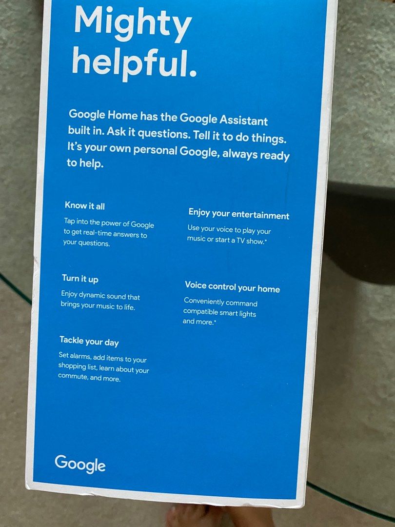 Google home - 2019 model, TV & Home Appliances, TV & Entertainment ...