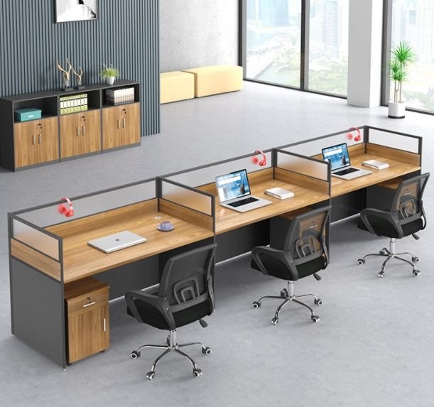 H104 Executive Workstation w high partion, with/without pedestal ...