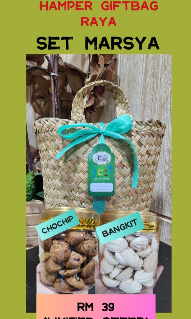 Hamper raya cookies kuih raya giftbag aidilfitri dan aidiladha, Food ...