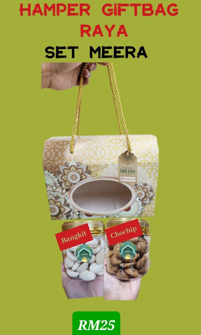 Hamper raya cookies kuih raya giftbag aidilfitri dan aidiladha, Food ...