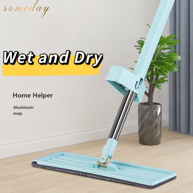 Hand Free Flat Mop for Wet and Dry on Carousell
