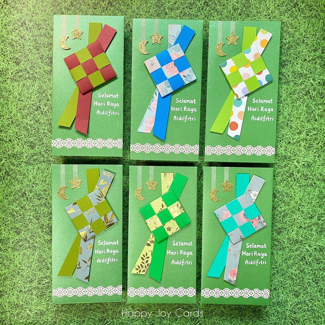 Handmade Hari Raya Packets (Sampul Duit Raya / Sampul Raya) (Set of 6 ...