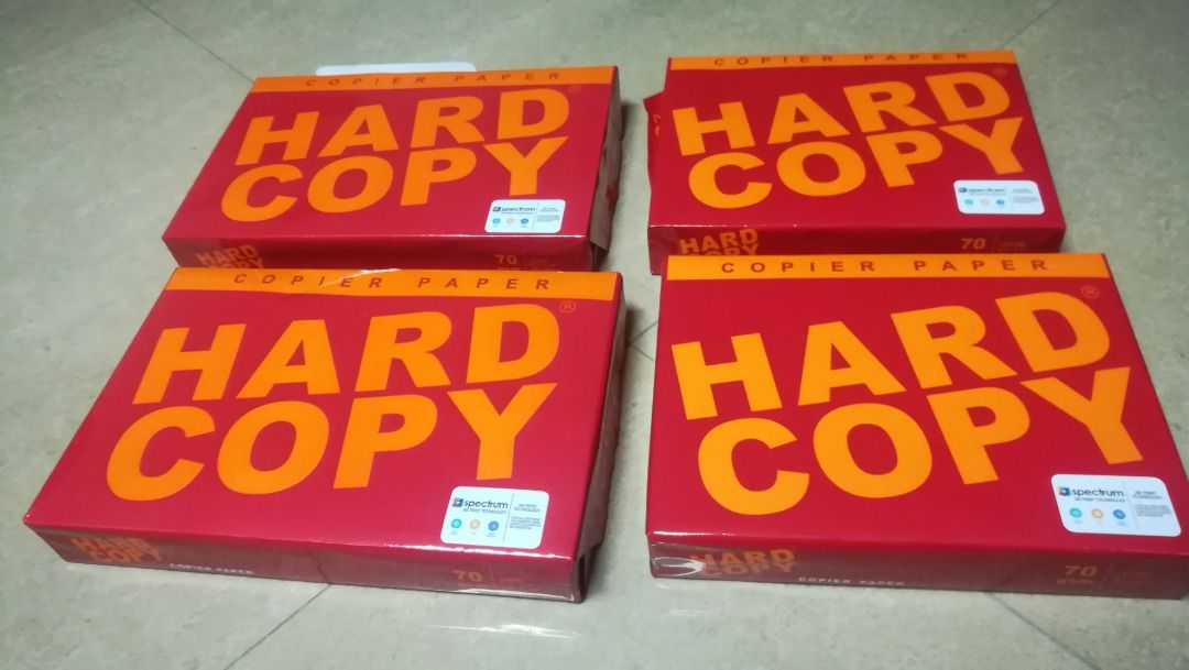 Hard Copy Bond Paper 70gsm 500 sheets (Short, Long), Hobbies & Toys ...
