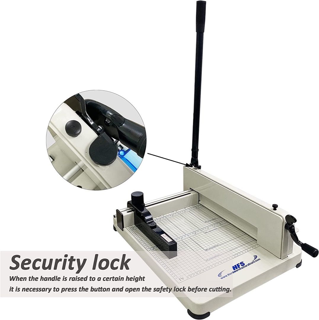 Heavy Duty Guillotine Paper Cutter -12'' (12'' Paper Cutter), Hobbies ...