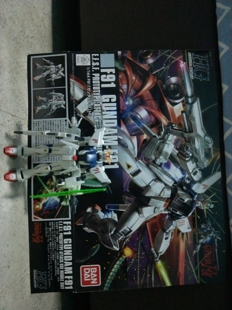 HG F-91 Gundam, Hobbies & Toys, Toys & Games on Carousell