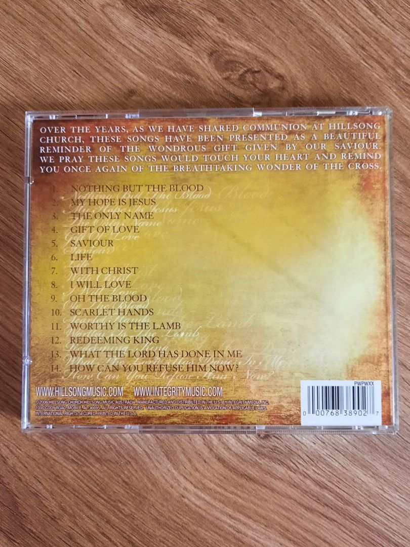Hillsong : Songs Of Communion CD, Hobbies & Toys, Music & Media, CDs ...