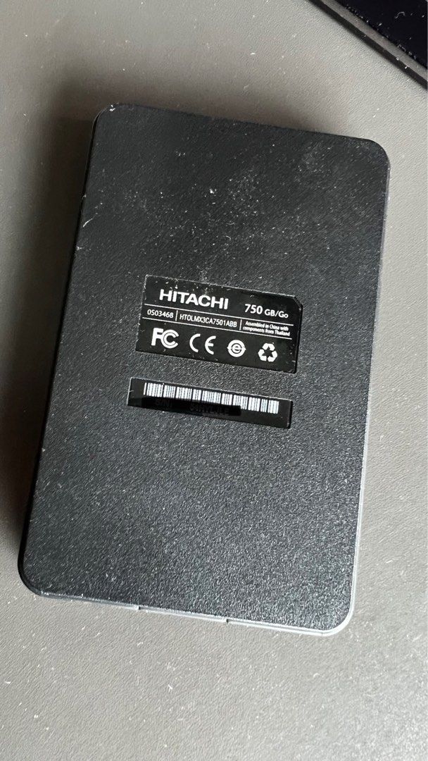 HITACHI 750 GB Hard Disk, 電腦＆科技, 電腦周邊及配件, 硬碟及儲存器 - Carousell