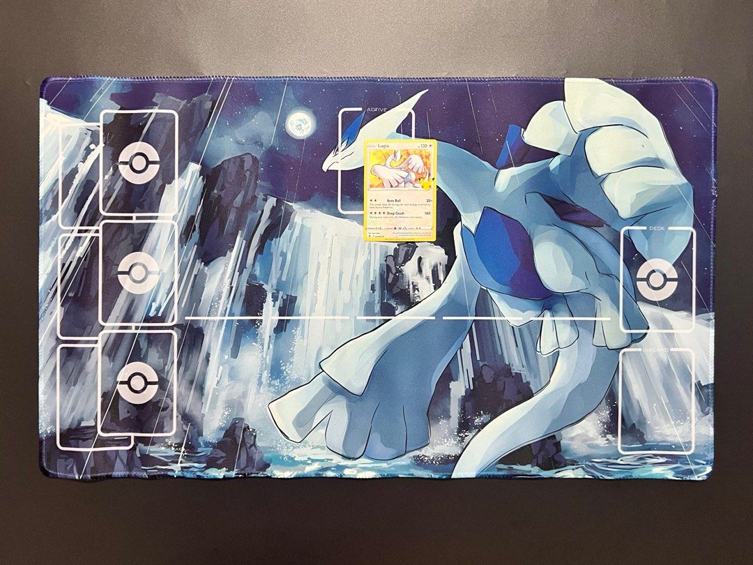 Ho-Oh Lugia TCG Playmat Pokemon PTCG Card Game Desk Mat Pad [1P/2P ...