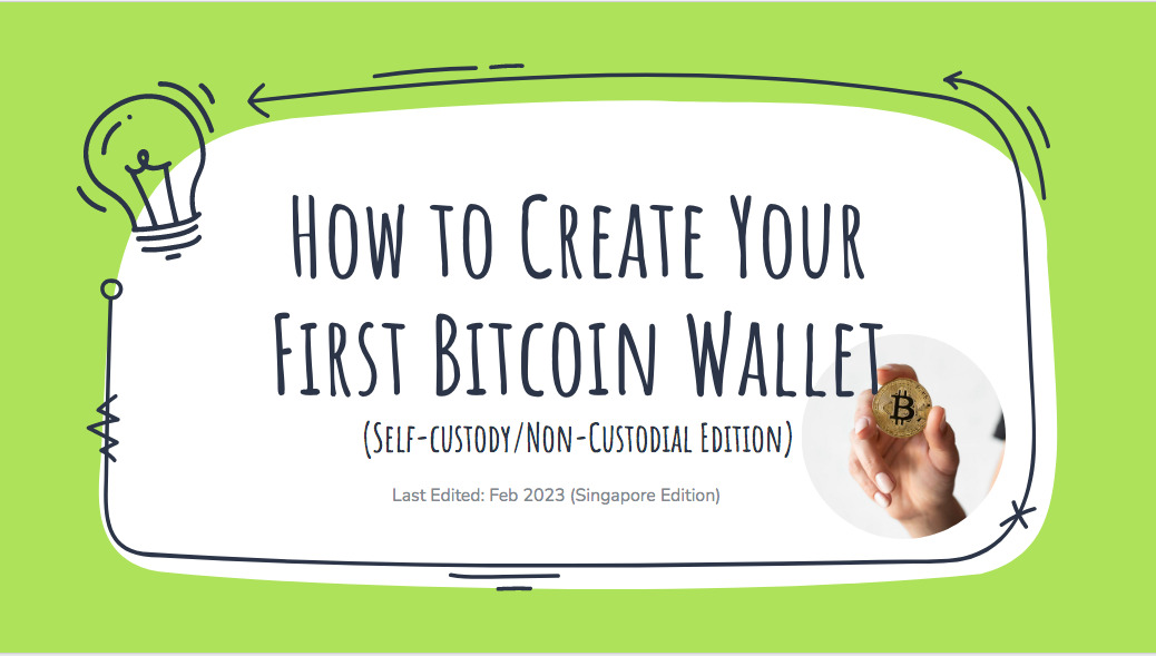 How to Create Your First Non-Custodian Bitcoin Wallet, Learning ... How to Create Your First Non-Custodian Bitcoin Wallet, Learning ...