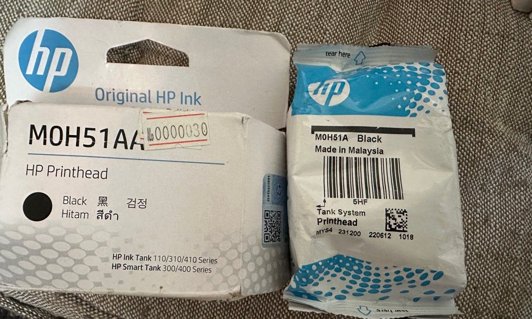 HP printer ink MOH51AA 加 HP MOH 51A, 徵收 - Carousell