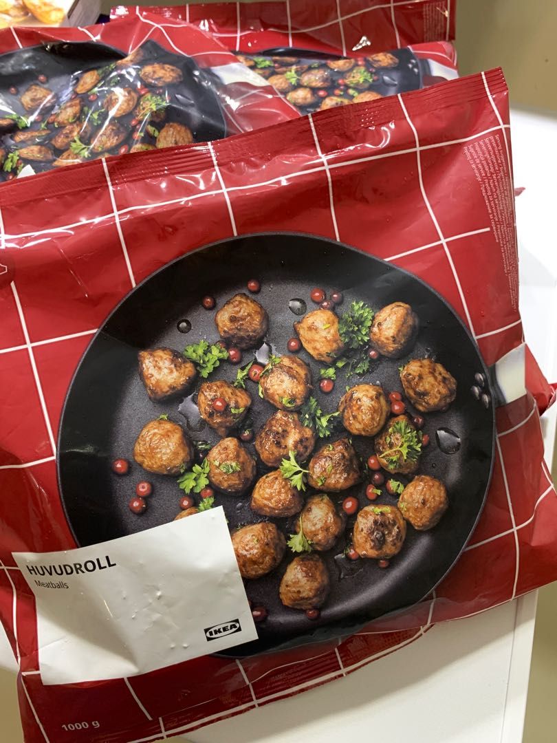 IKEA Frozen Swedish Meatballs, Food & Drinks, Chilled & Frozen Food on ...