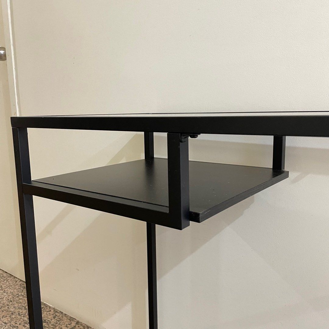 ikea vittsjo laptop study table, Furniture & Home Living, Furniture ...