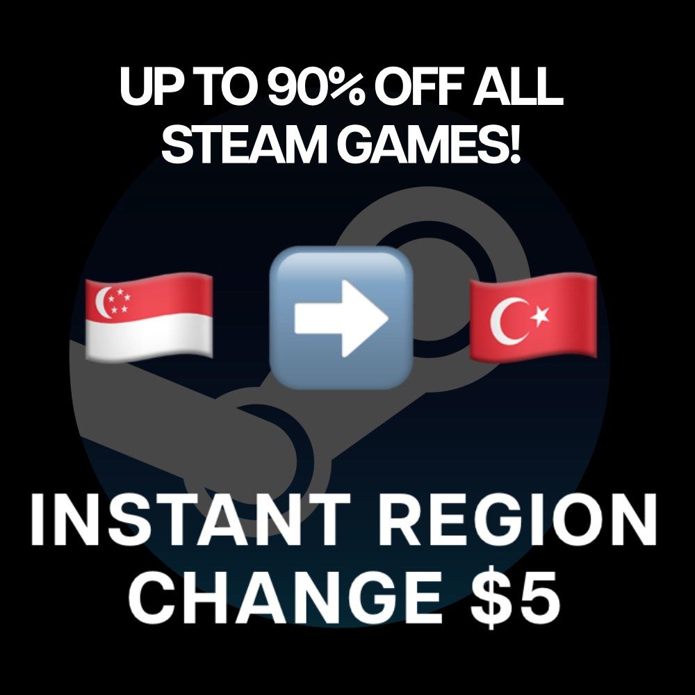 [Instant] Steam Region Change to Turkey, Video Gaming, Video Games ...