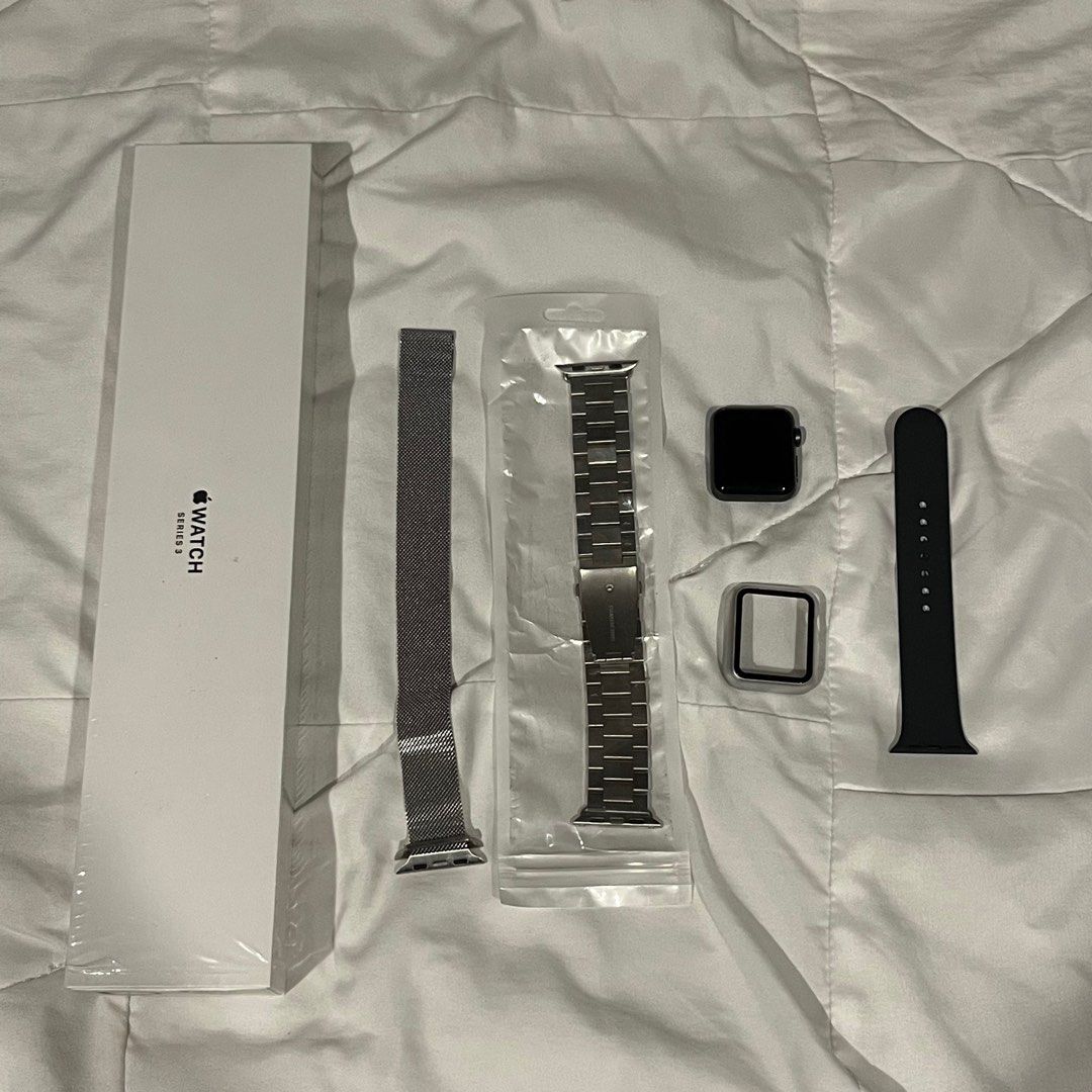 iWatch Series 3 38 mm (with scratches 100% battery health), Mobile ...