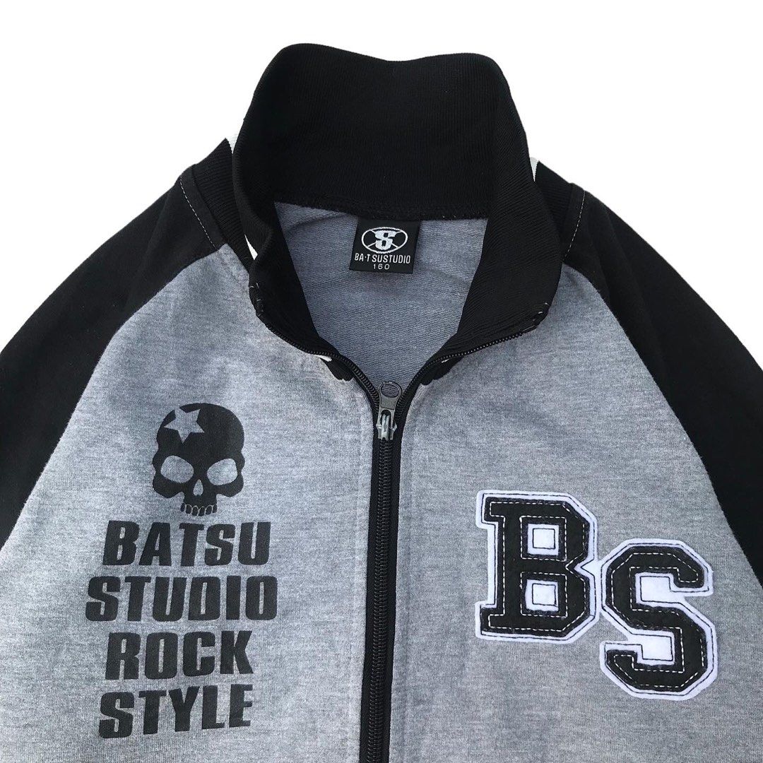 JAPANESE BRAND BATSU STUDIO ROCK STYLE BOMBER JACKET on Carousell