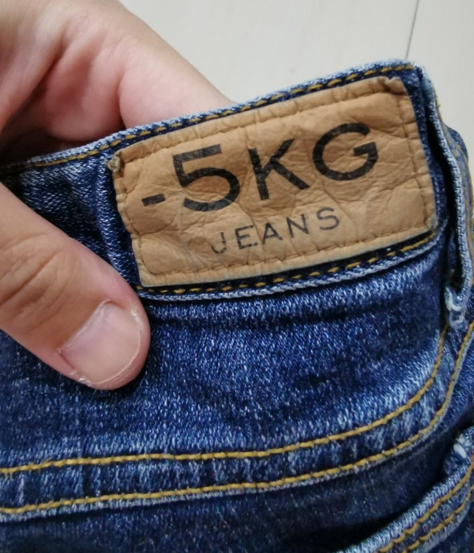 Korea Chuu - 5kg minus 5kg jeans, Women's Fashion, Bottoms, Jeans & Leggings on Carousell