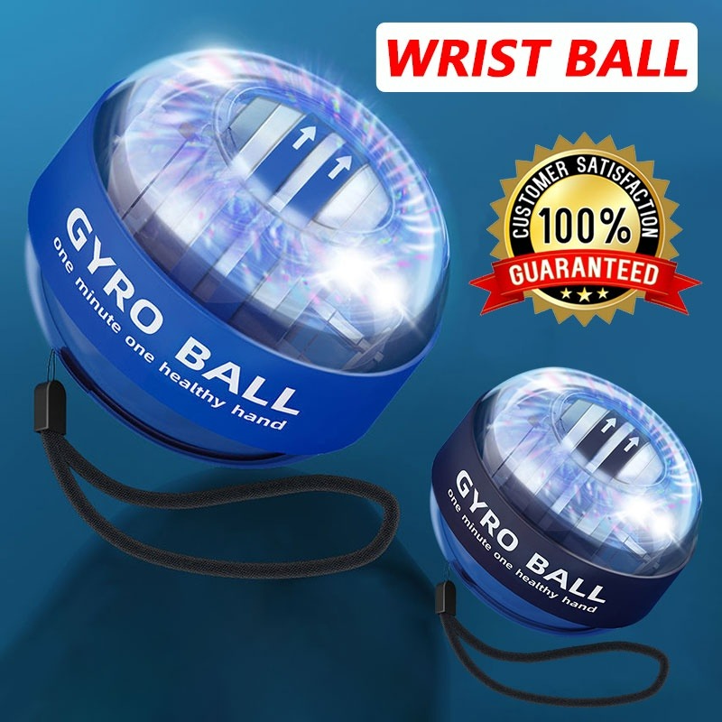 LED Light Self-starting Power Wrist Ball Hand PowerBall Muscle, Sports ...