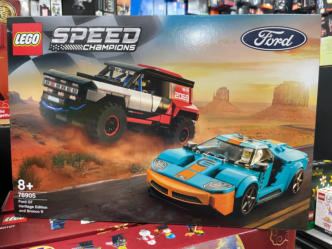 Lego Speed Champions Ford GT Heritage Edition and Bronco R #76905 ...