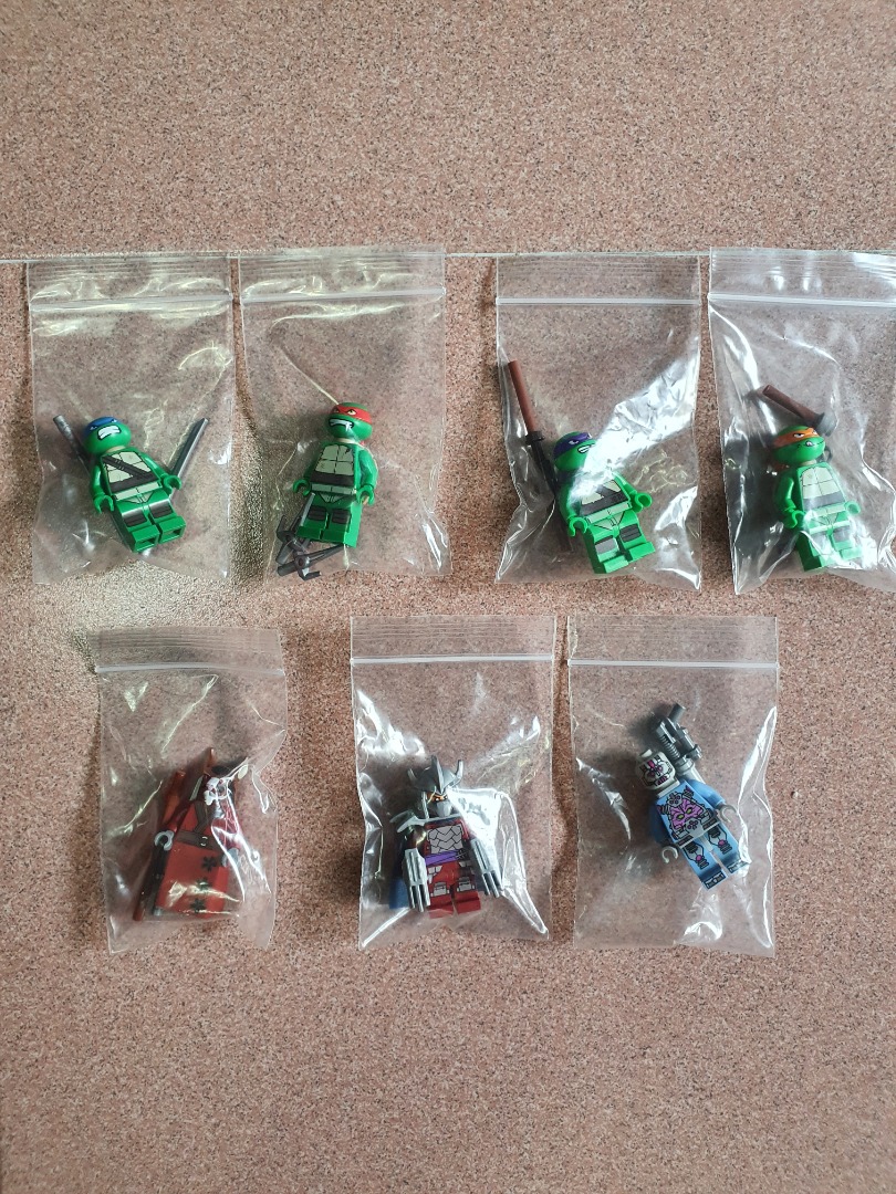 Lego Teenage Mutant Ninja Turtles TMNT Splinter Shredder Krang ...