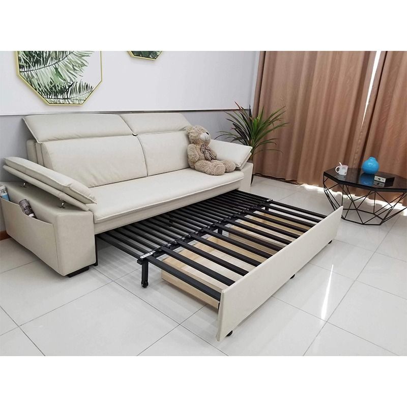 Light luxury sofa bed multi-functional storage sofa Solid wood frame ...