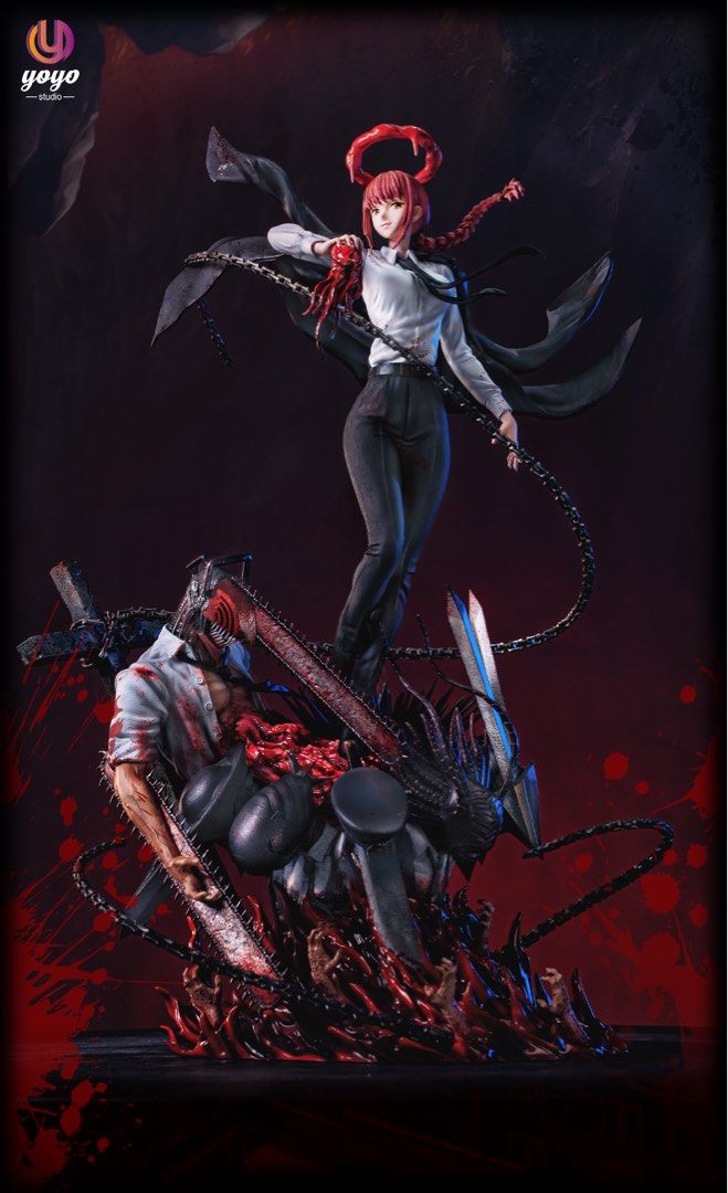 Makima Control Devil GK Figure Yoyo Studio Chainsaw Man, Hobbies & Toys ...