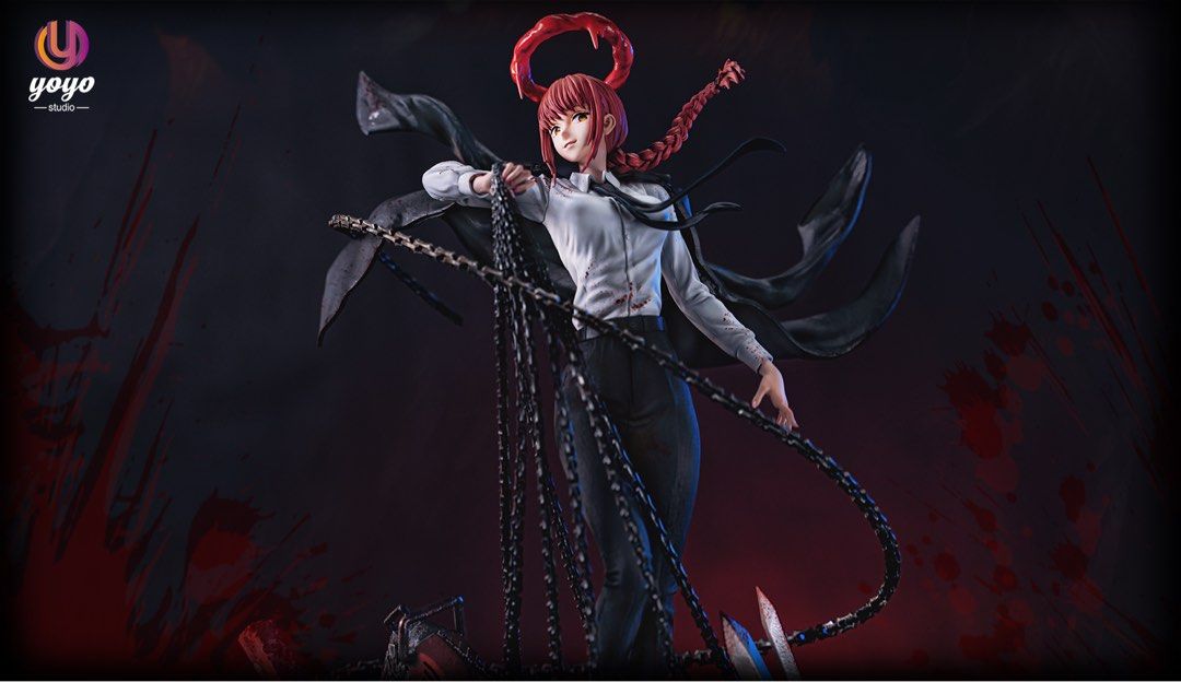 Makima Control Devil GK Figure Yoyo Studio Chainsaw Man, Hobbies & Toys ...
