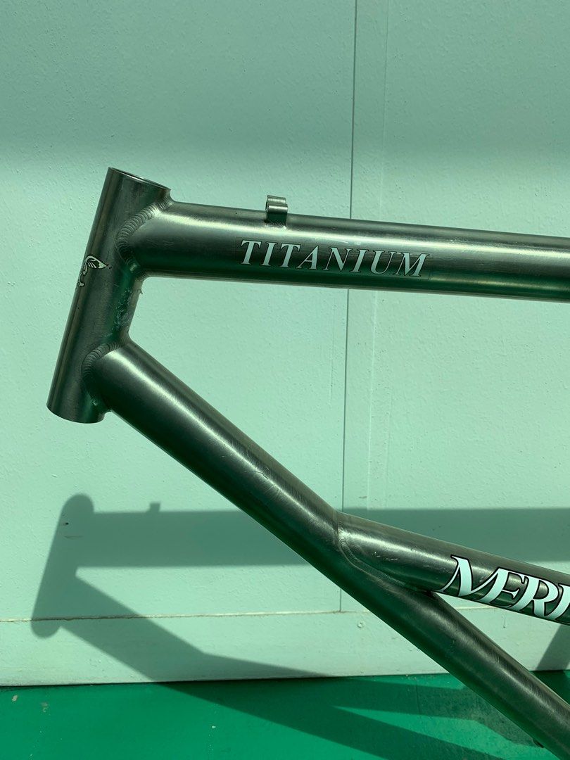 MERLIN ELEVATOR TITANIUM FRAME S/No S004!!! - elevated chainstay frame ...