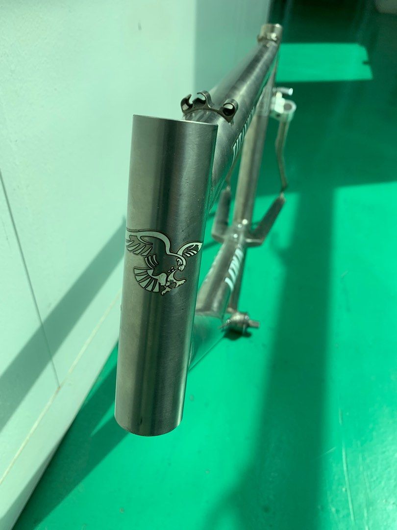 MERLIN ELEVATOR TITANIUM FRAME S/No S004!!! - elevated chainstay frame ...