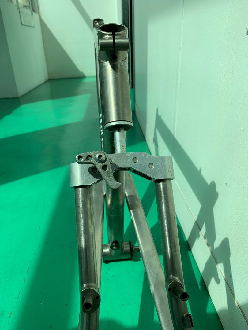 MERLIN ELEVATOR TITANIUM FRAME S/No S004!!! - elevated chainstay frame ...