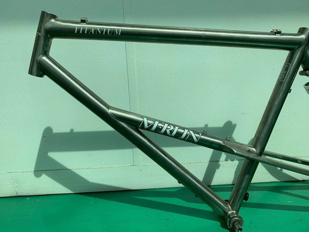 MERLIN ELEVATOR TITANIUM FRAME S/No S004!!! - elevated chainstay frame ...