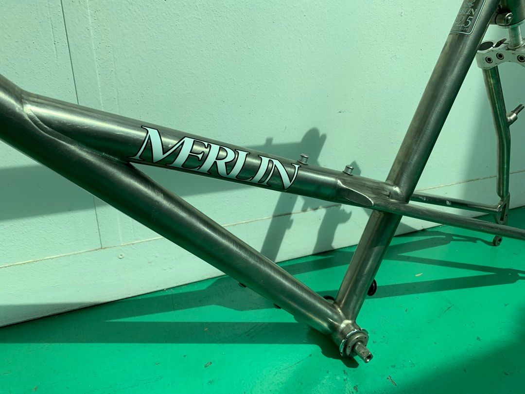 MERLIN ELEVATOR TITANIUM FRAME S/No S004!!! - elevated chainstay frame ...