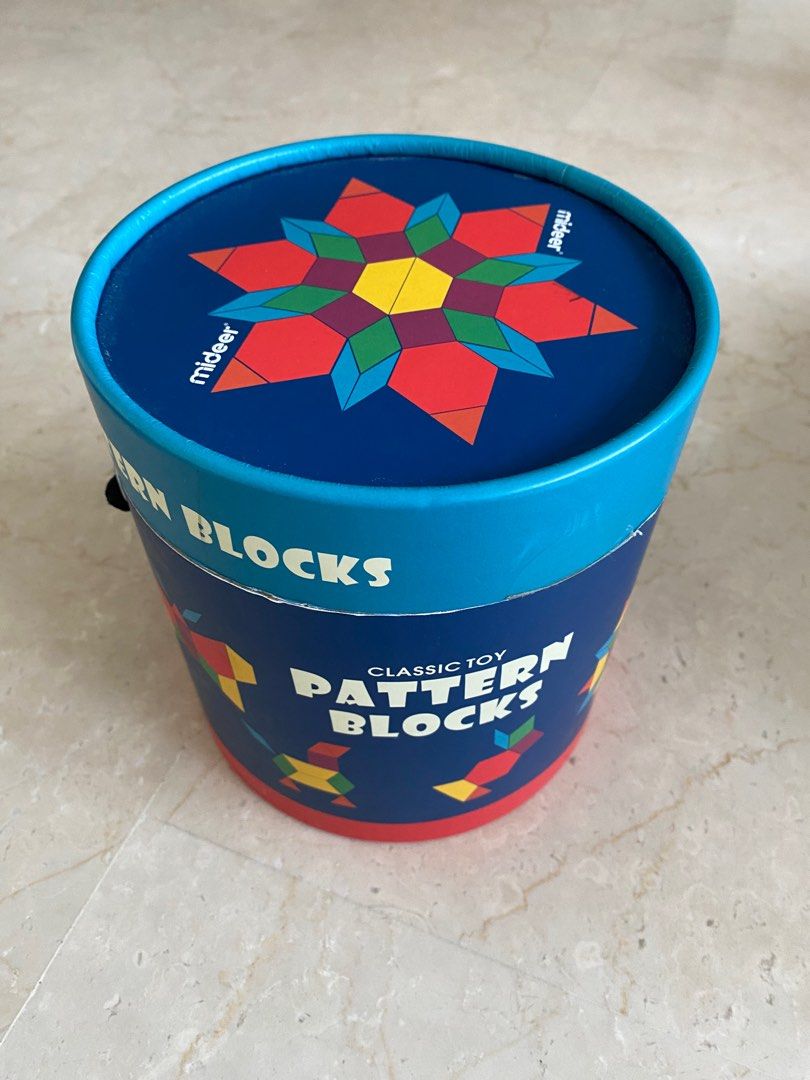 Midder pattern blocks, Hobbies & Toys, Toys & Games on Carousell