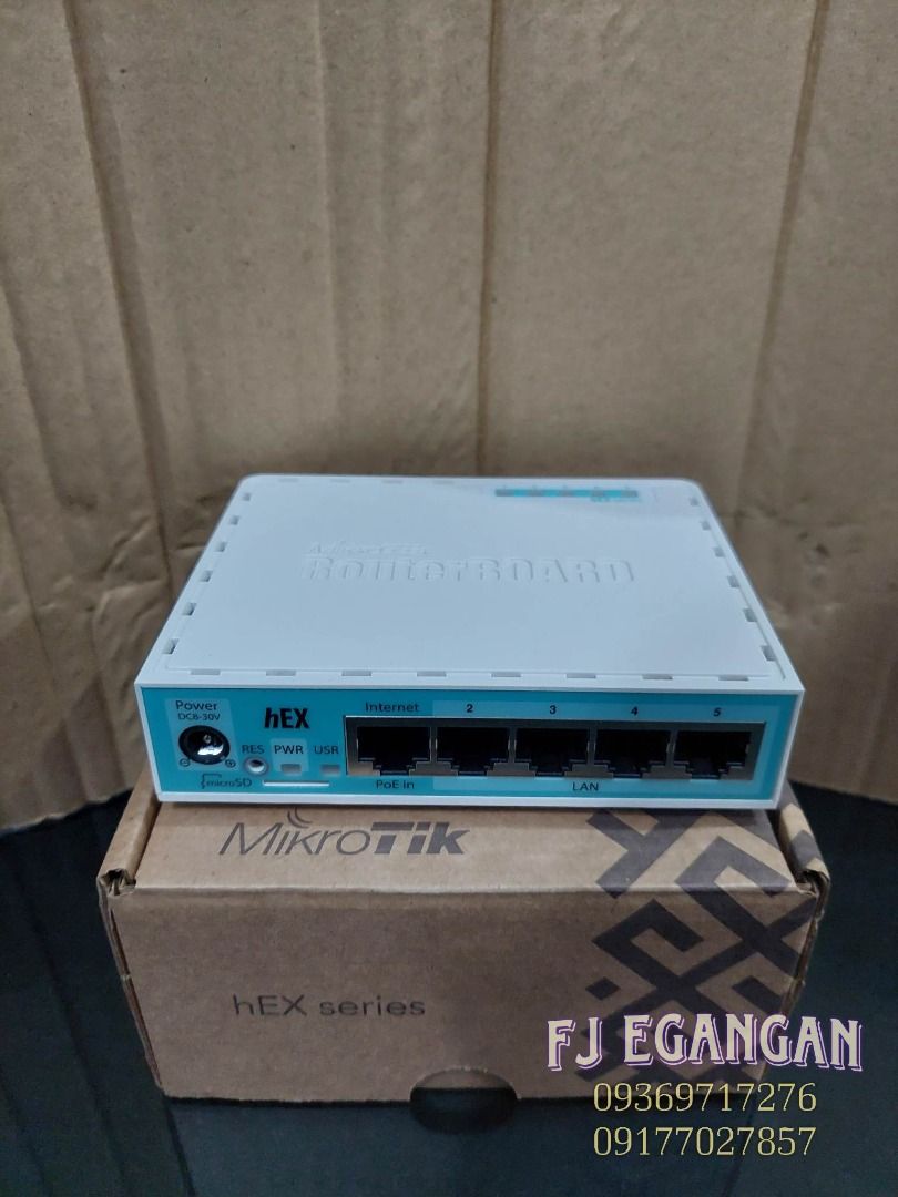 Mikrotik RB750 Hex GR3 5-Port Gigabit SOHO Router / Mikrotik Hex ...