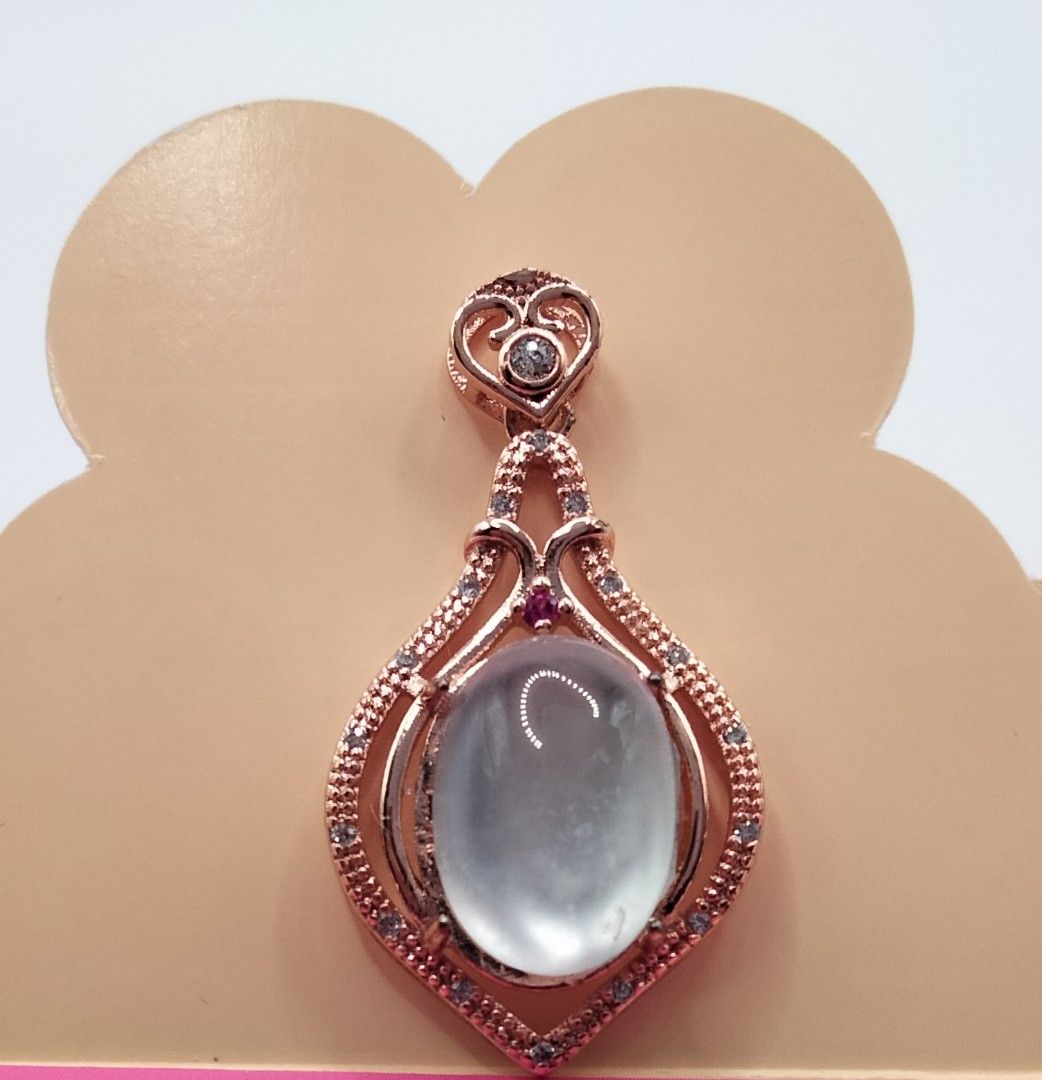 Natural Albite Pendant, Women's Fashion, Jewelry & Organisers ...