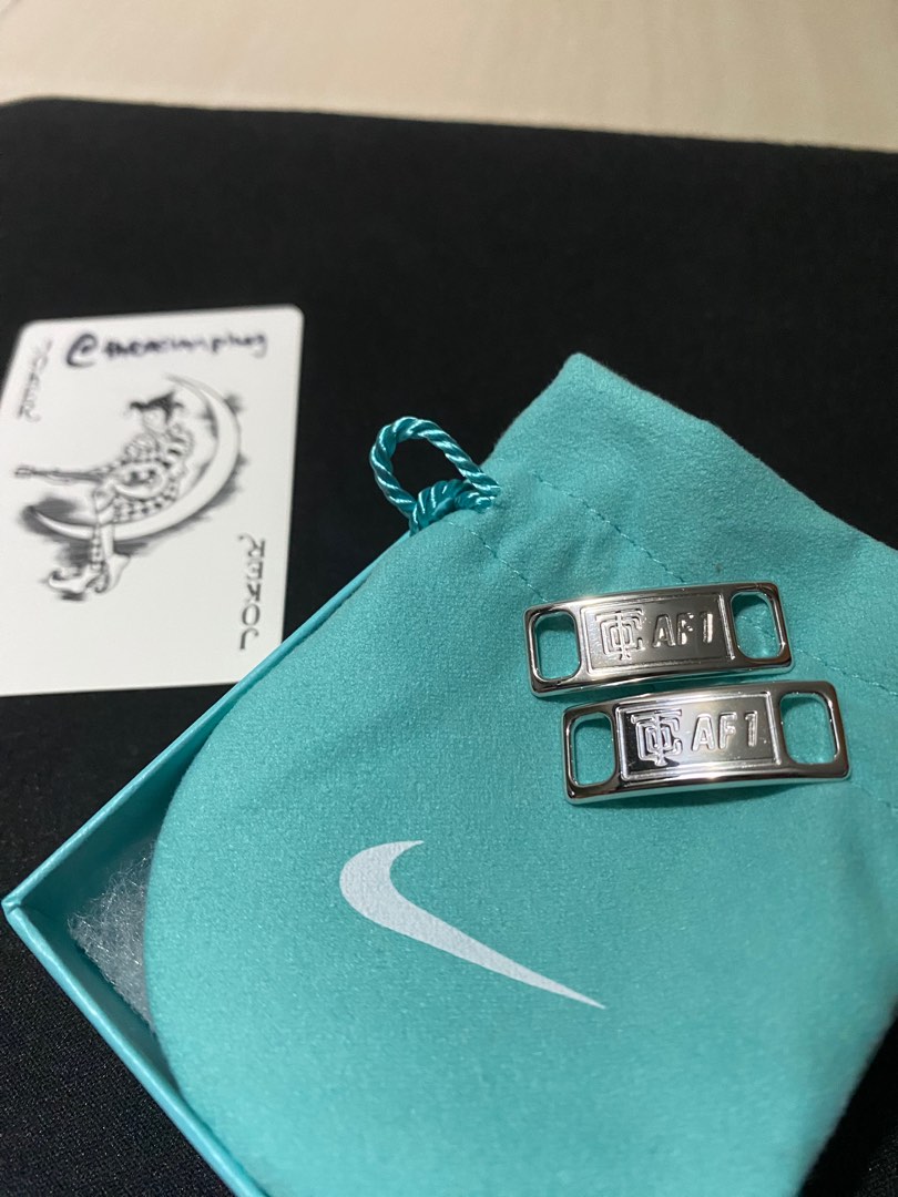 Nike X Tiffany & Co. Lace Tags, Men's Fashion, Footwear, Shoe inserts ...