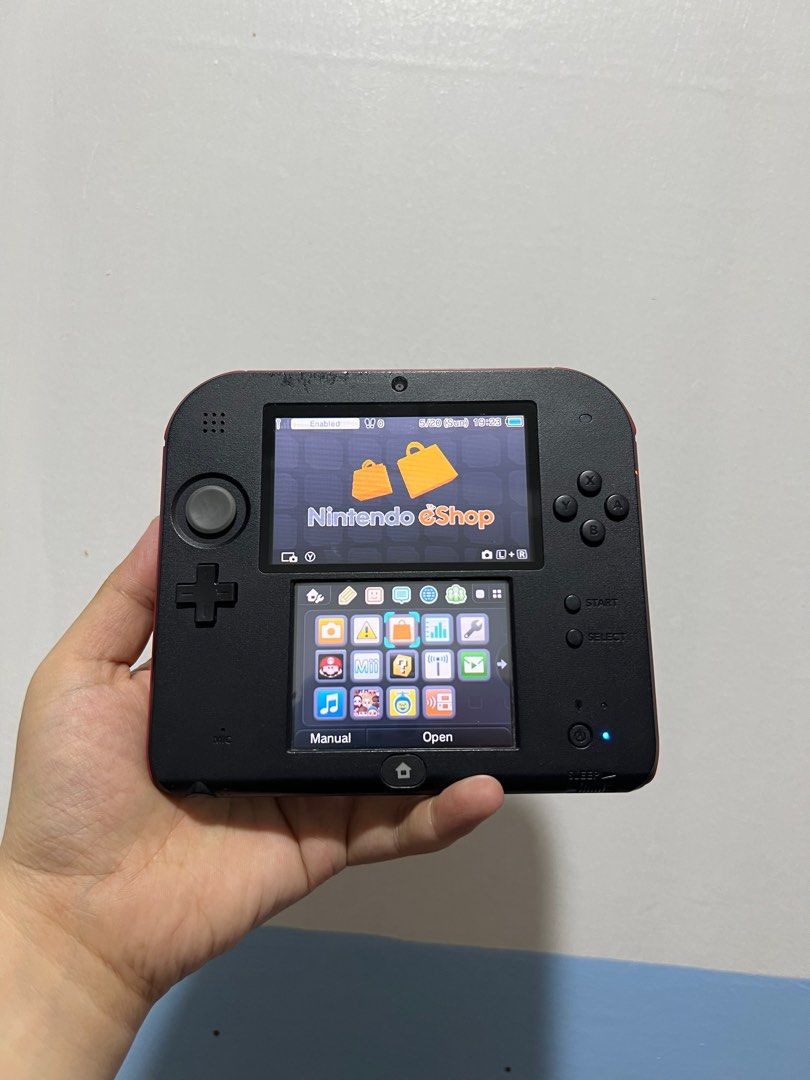 Nintendo Old Regular 2DS Black/Red (US Version & Non Cfw), Video Gaming ...