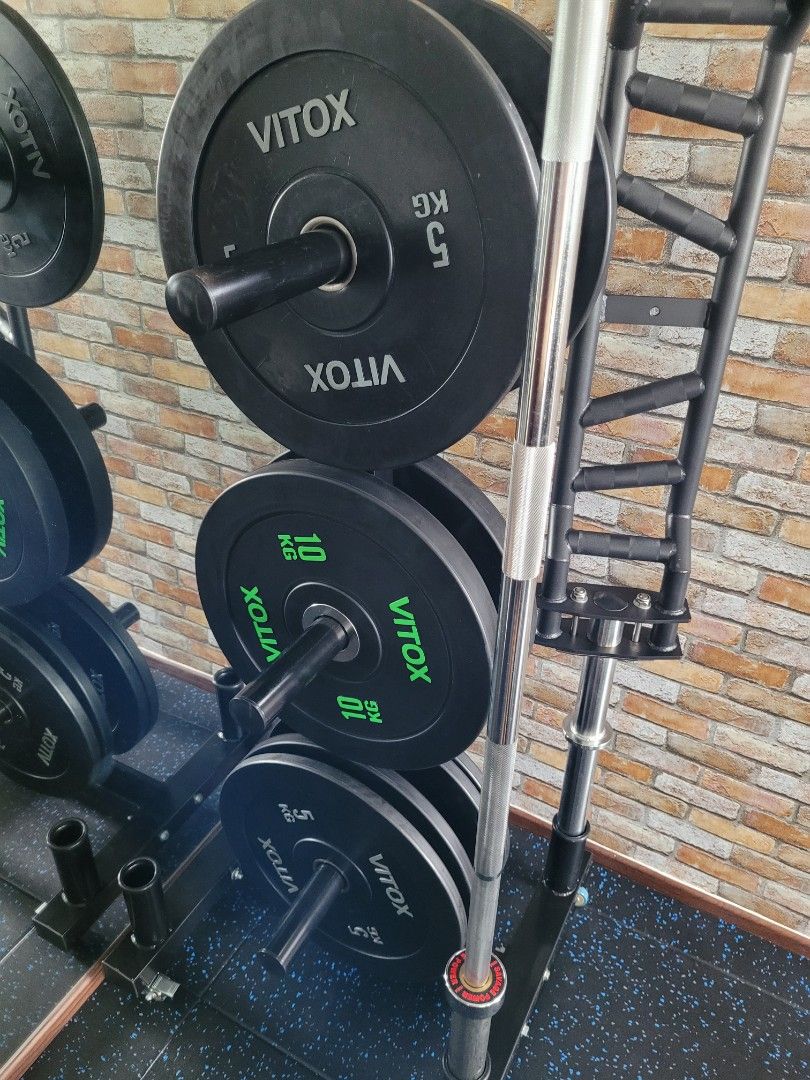 Olympic weight tree with wheels, Sports Equipment, Exercise & Fitness ...