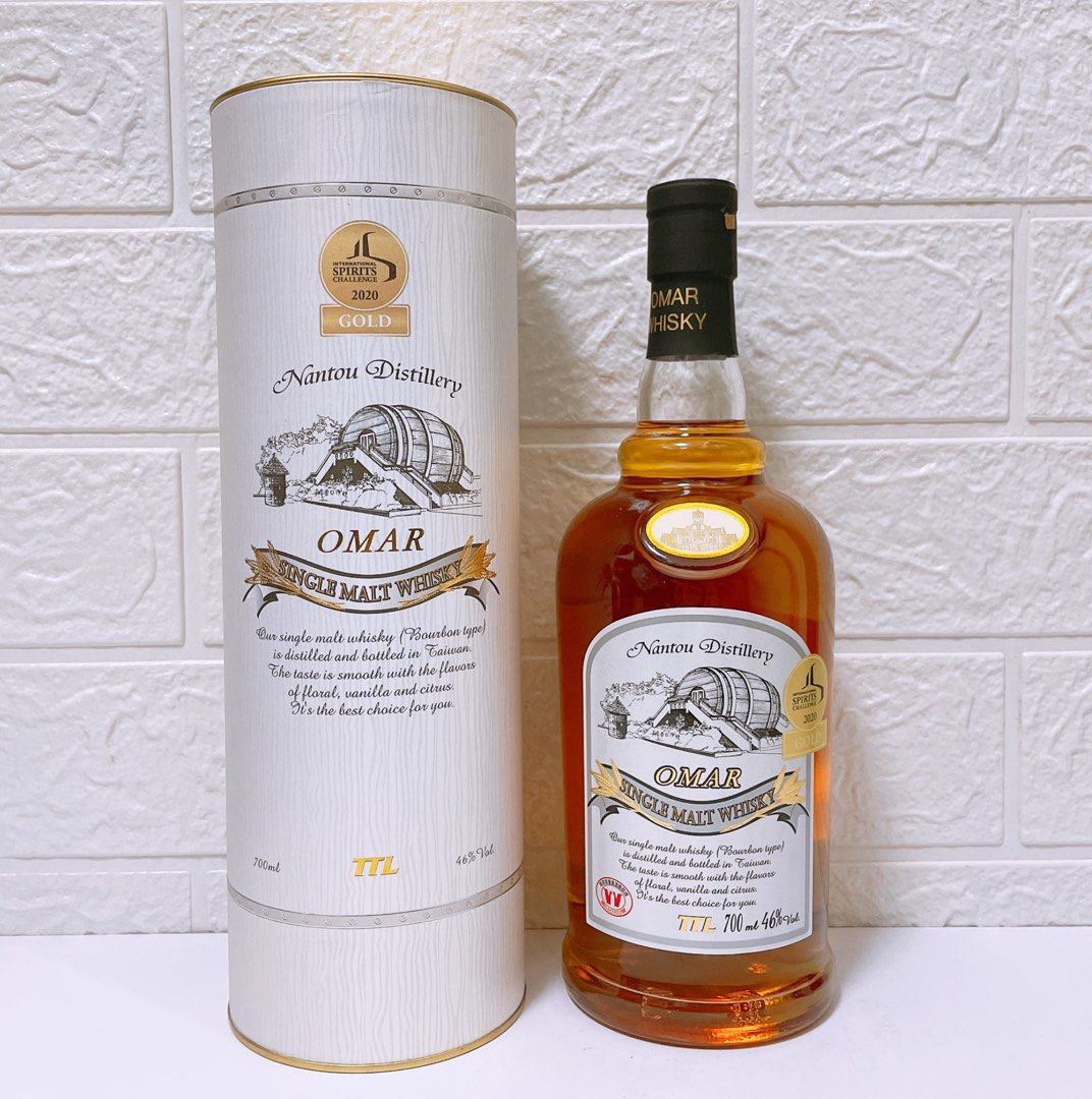 OMAR 波本花香單一純麥威士忌 - Omar Nantou Distillery Single Malt Whisky 700ml, 嘢食 ...