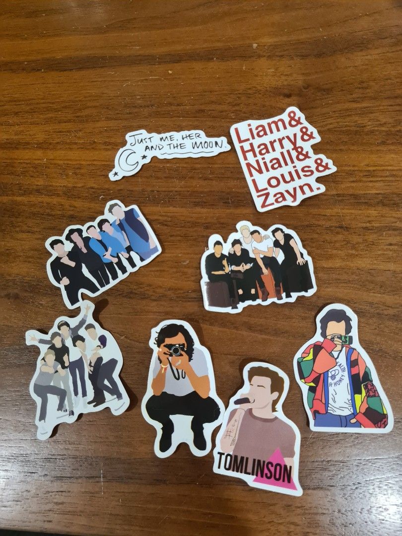 One Direction stickers, Hobbies & Toys, Stationery & Craft, Art ...
