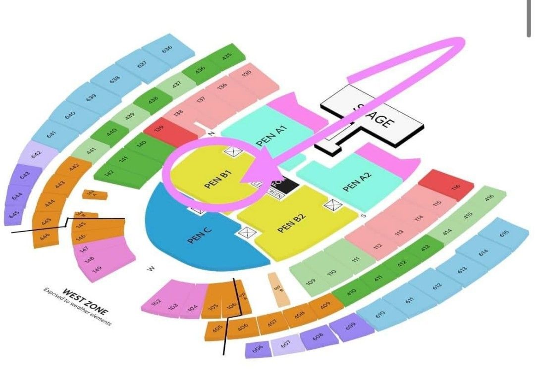 (Orig Price) Blackpink World Tour Born Pink Concert Day 2, Tickets ...