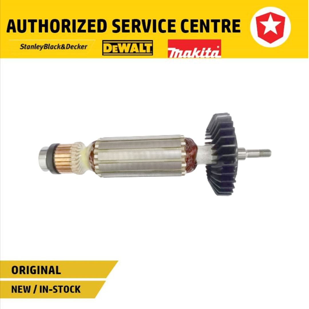 ORIGINAL MAKITA ARMATURE ASS'Y 240V (510139-6) FOR ANGLE GRINDER ...