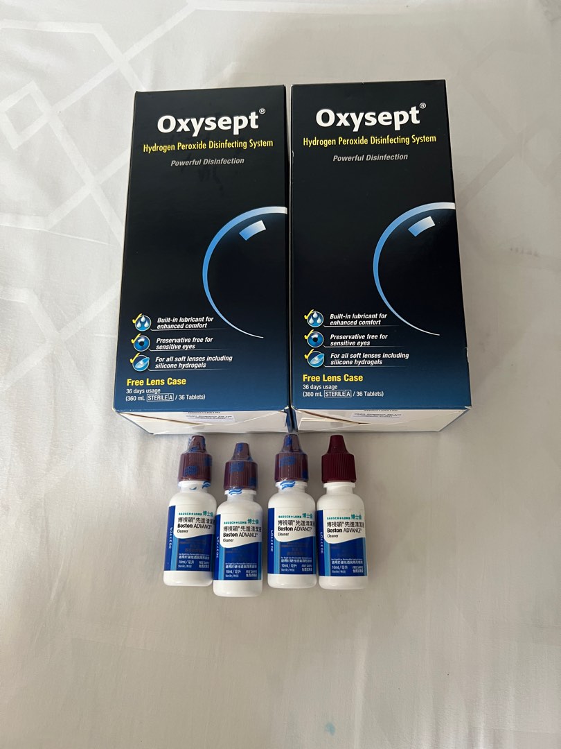 Oxysept Hydrogen Peroxide Disinfecting System, Beauty & Personal Care ...