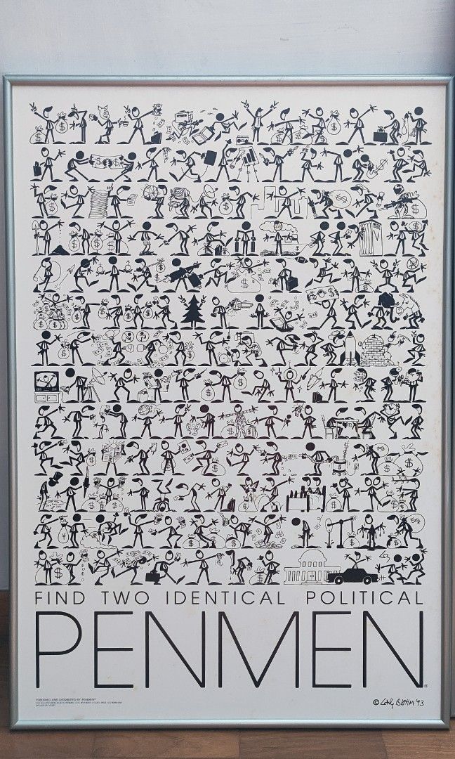 Penmen posters, Furniture & Home Living, Home Decor, Frames & Pictures ...