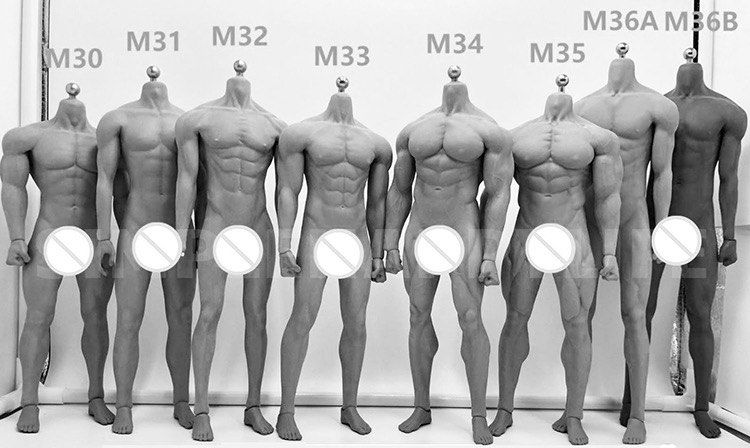 Phicen Tbleague 1 6 Scale Super Flexible Seamless Body S10d S32a S41a
