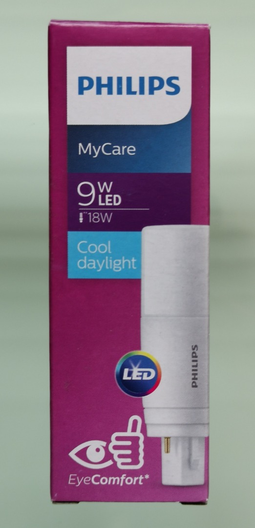 Philips LED PLC 9W 865 2Pin, Cool Daylight, Furniture & Home Living ...