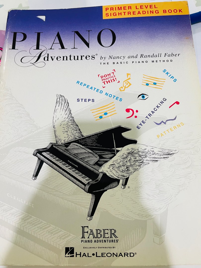 Piano Adventures primer level sightreading book, Hobbies & Toys, Music ...