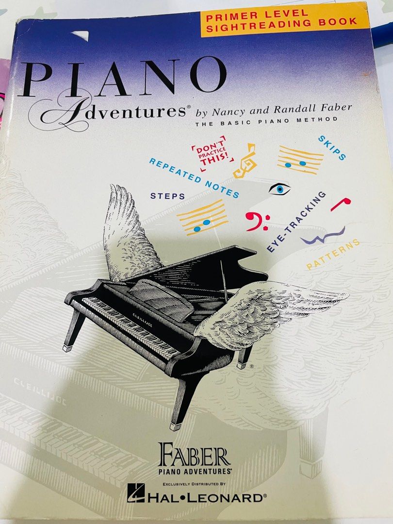Piano Adventures primer level sightreading book, Hobbies & Toys, Music ...