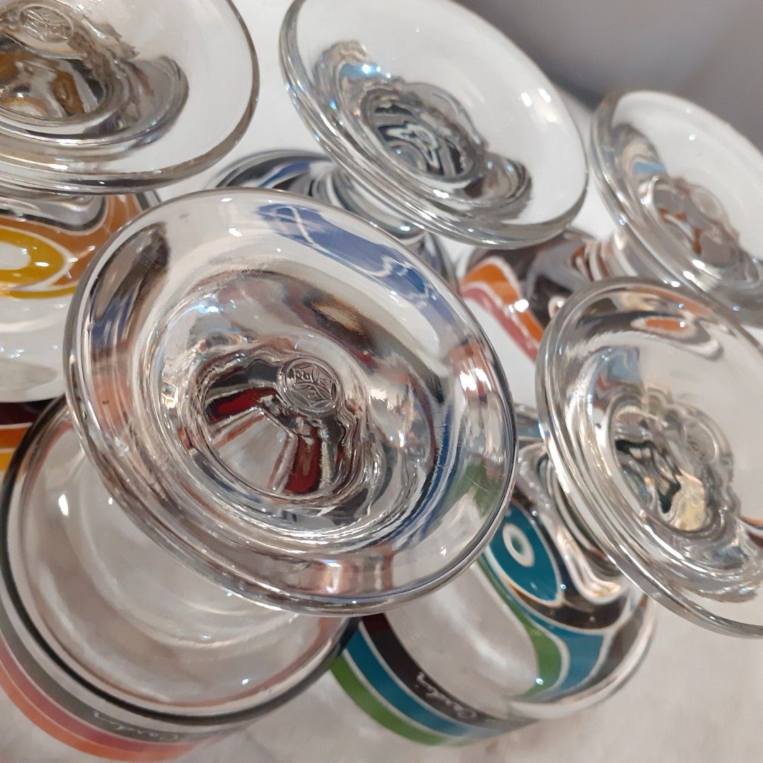 Piere cardin glass vintage by sasaki japan., Antik, Pajangan di Carousell