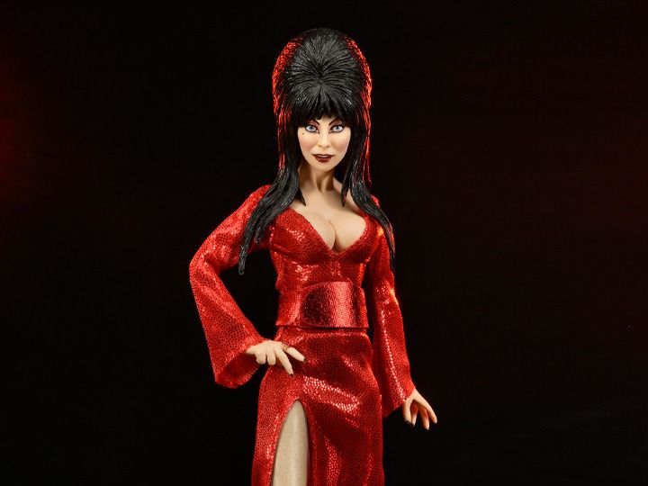 PO Neca 8" Elvira, Mistress of the Dark Elvira (Red, Fright, and Boo ...